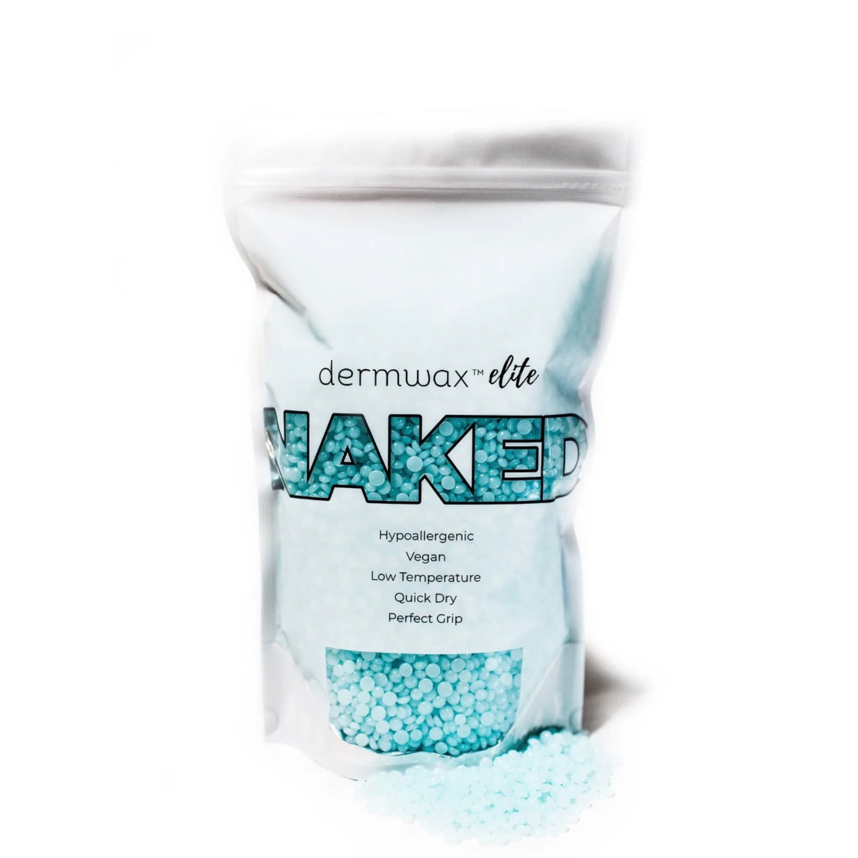 DERMWAX ELITE SPARKLE BLUE, 2 LB BAG | Legion Beauty Supplies